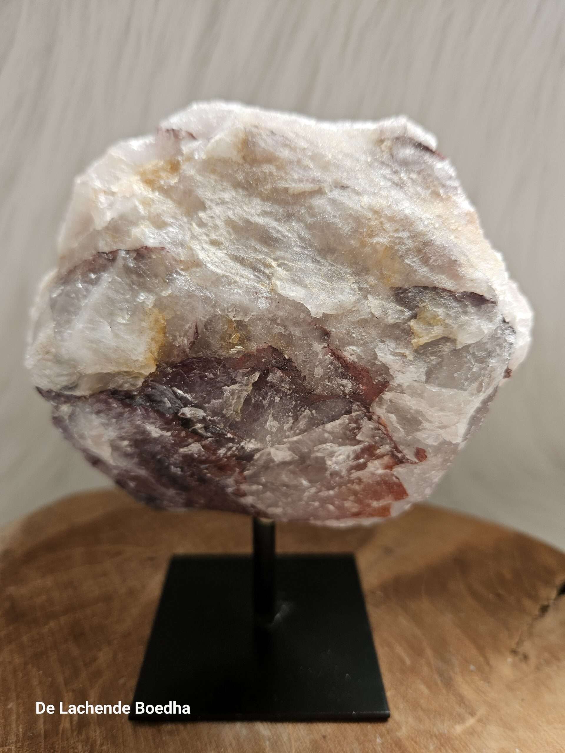 Hematoide kwarts – De Lachende Boedha